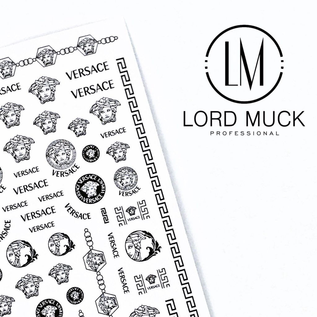 VERSACE- Designer Nail Sticker #01 – LORD MUCK PROFESSIONAL
