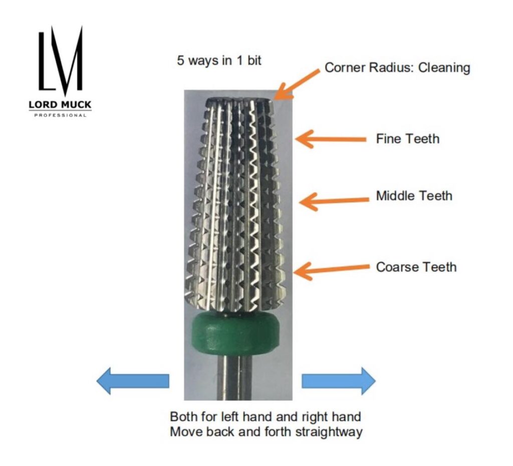 5in1 Taper Bit Barrel Bit – LORD MUCK PROFESSIONAL